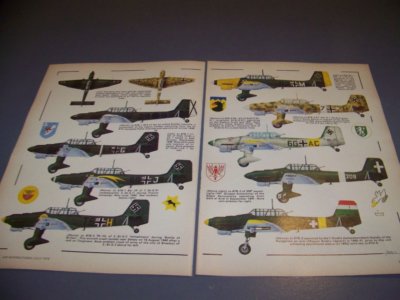 HISTORY..JUNKERS JU 87 VARIANTS.. 9 COLOR PROFILES....RARE! (695Q) | eBay