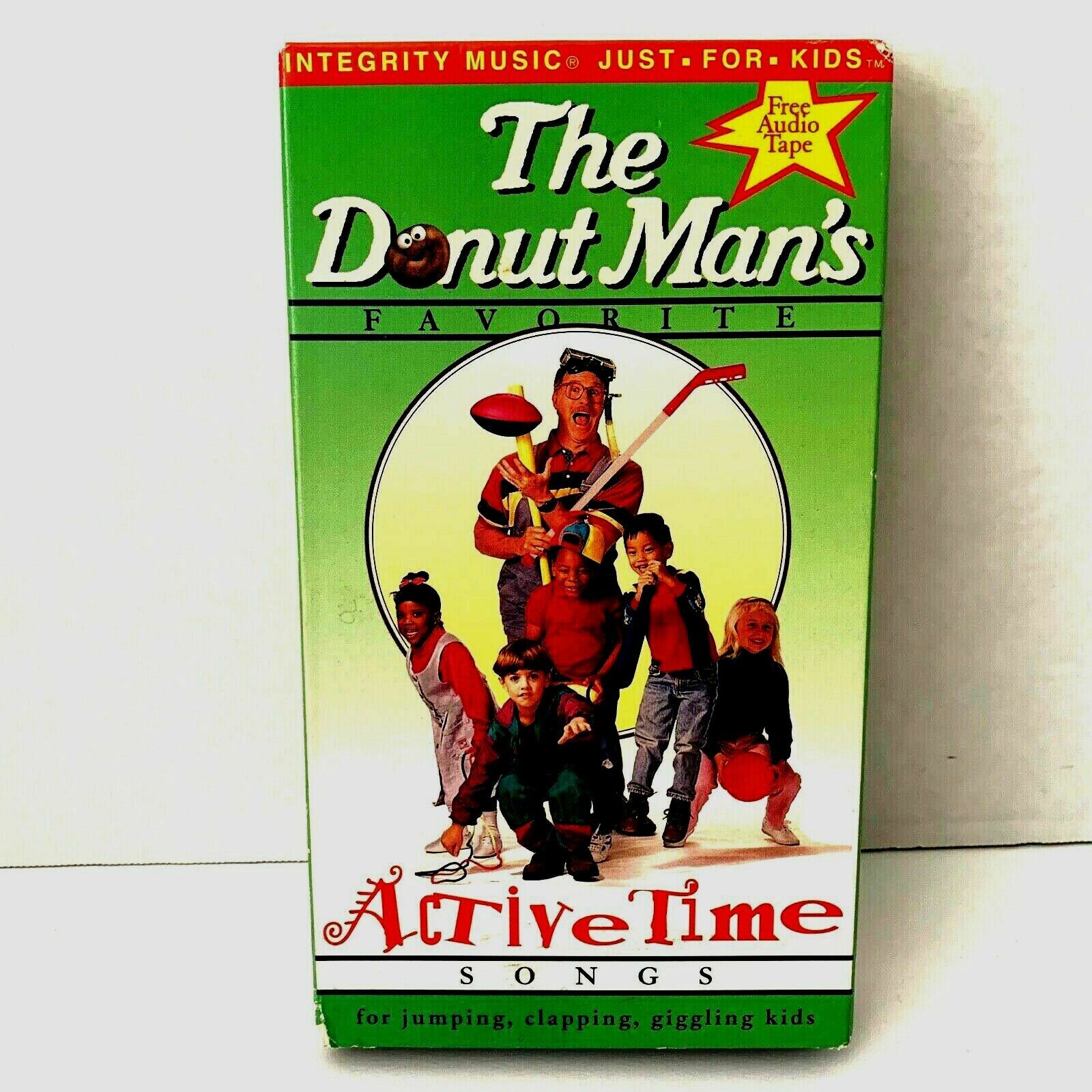 The Donut Man's Favorite Active Time Songs VHS Kids Sing Along Songs ...