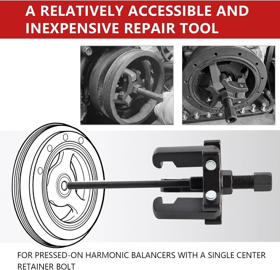 Harmonic Balancer Puller Kit,Harmonic Balancer Damper Pulley Remove ...