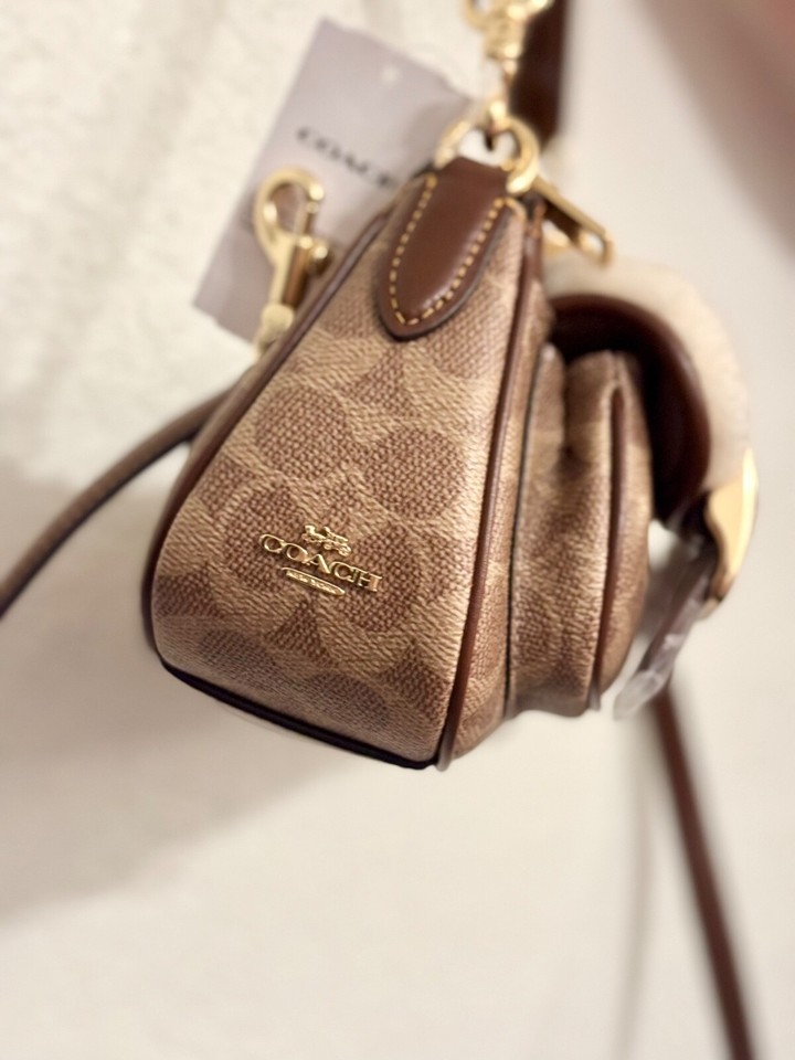 Coach CY658 Ashton Baguette Bag In Signature Canvas NWT | eBay