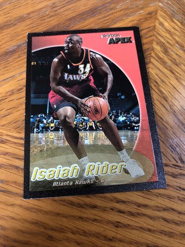 1999-00 SkyBox APEX Atlanta Hawks Basketball Card #92 Isaiah Rider | eBay