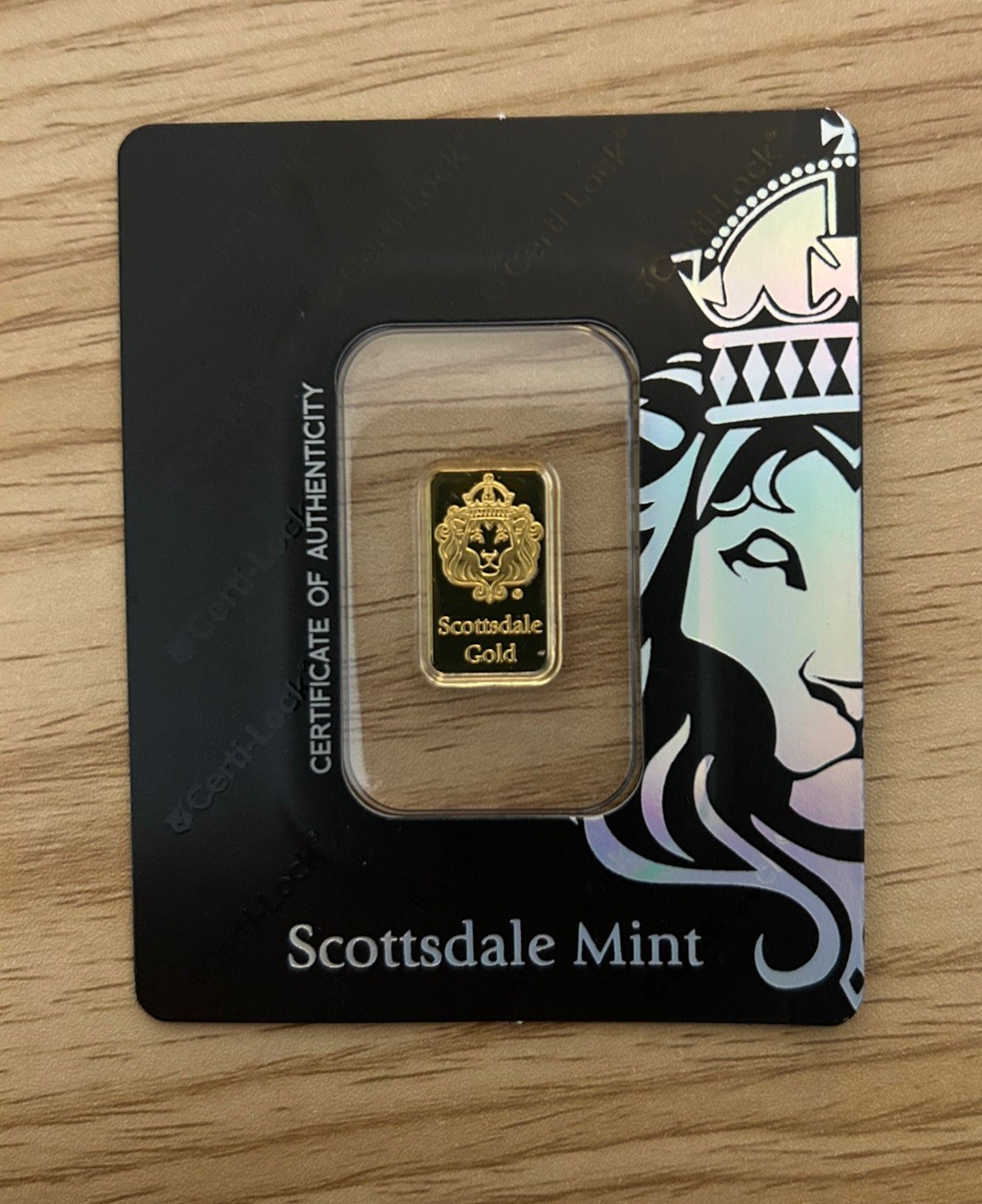 2 gram Scottsdale Mint .9999 Gold Bar - Sealed in Certi-Lock COA | eBay