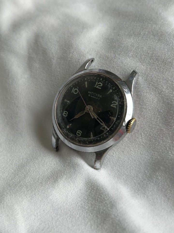2x Vintage Soviet Mechanical Watches Lot ZIM Pobeda 1st Moscow Both ...