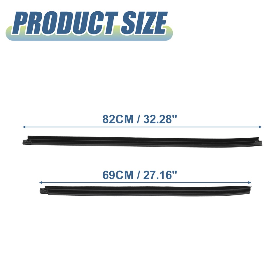 4 Pcs Window Glass Seals No.681610K010/681620K010 for TOYOTA HILUX SR5 ...
