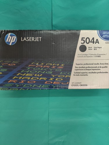 HP 504A CE250A CE251A CE252A CE253A Toner Set For LaserJet CM3525,CM3530 OEM NEW | eBay