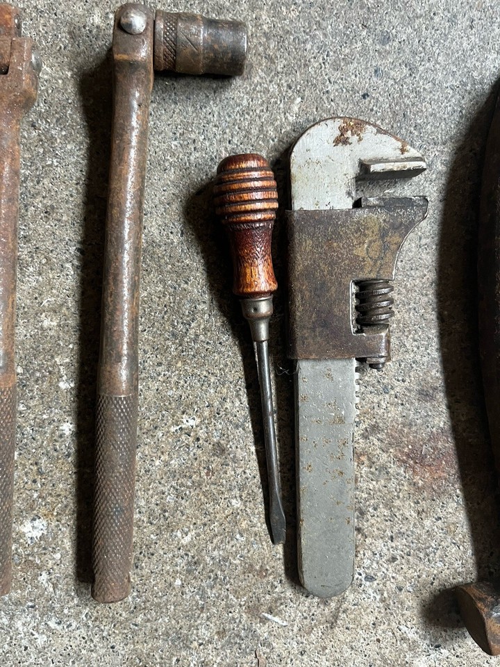 Old Vintage Tool Set Clamp Ratchet Pliers | eBay