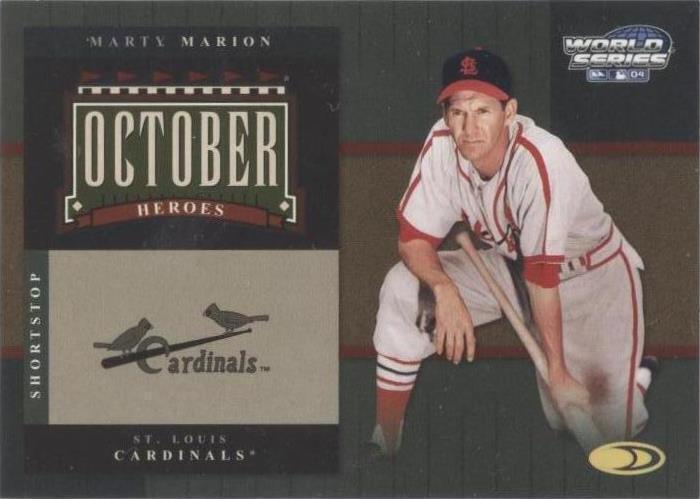 2004 Donruss World Series - October Heroes Marty Marion #OH-12 /500 for ...