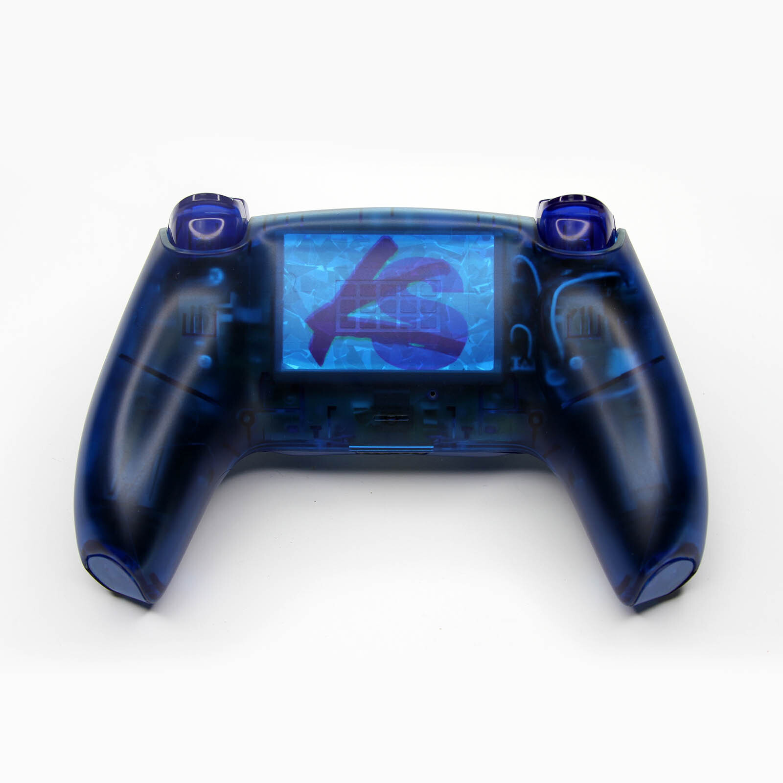 RGB LED Clear Blue Killscreen x Sony DualSense PS5 Custom Controller ...