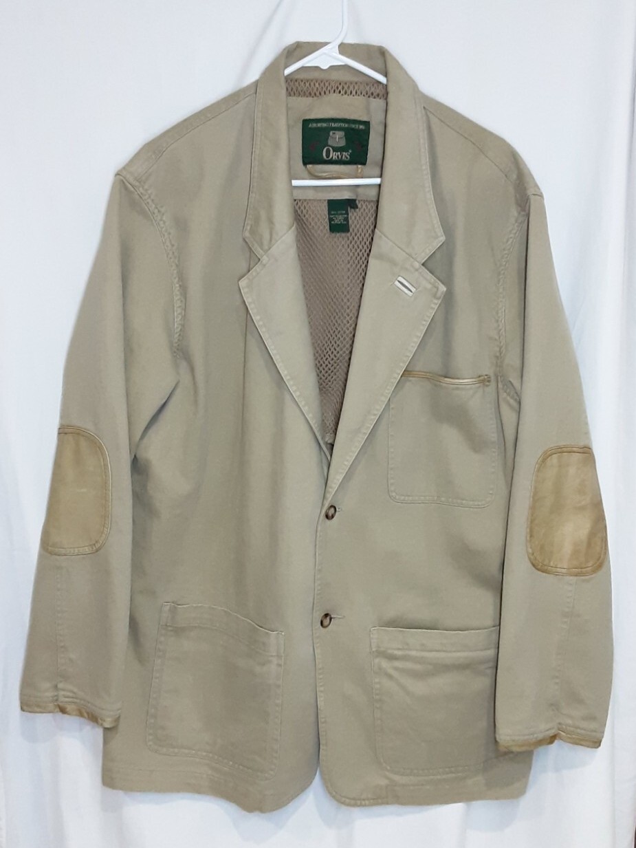 Orvis Canvas Zambezi Safari Field Coat Jacket Men's S… - Gem
