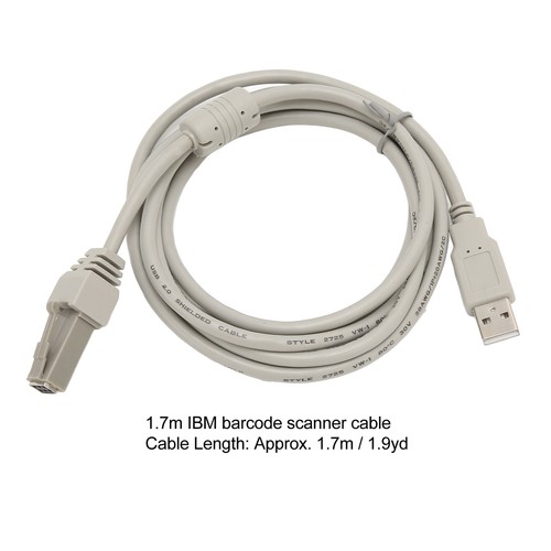 1.7m Scanner Cable For IBM Small Plug And Play USB 2.0 Interface ...
