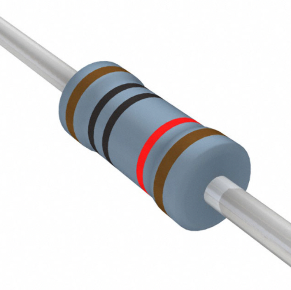 Pack of 5 MFR-25FBF52-10K Resistor 10 kOhms ±1% 0.25W, 1/4W Through ...