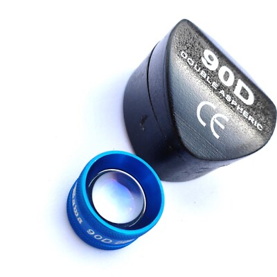 90D Double Aspheric / 90D Ophthalmic Diagnostic Blue Lens With Free ...