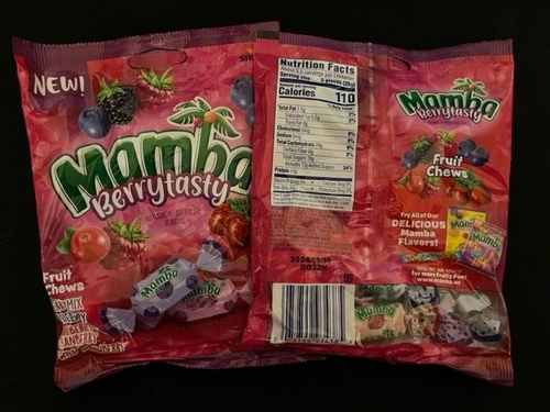 Mamba BERRY TASTY Fruit Chews- 4 BERRY FLAVORS- {LOT OF 2 BAGS} | eBay