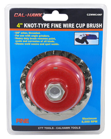Cal-Hawk 4" Knot Type Wire Cup Brush | eBay