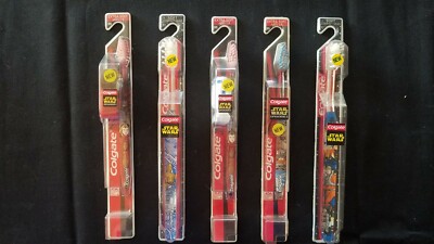 Star Wars Episode 1 Colgate Toothbrushes Lot of 5 New in Package 1998 ...