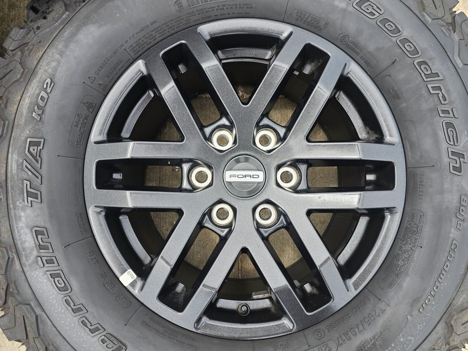 17" Ford Ranger Tremor OEM rims wheels 10431 tires 2022 2023 2024 2025 ...