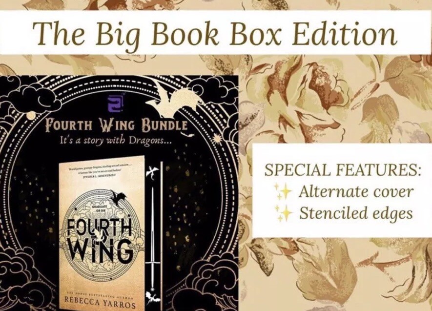Fourth Wing The Big Book Box India Special Edition | eBay