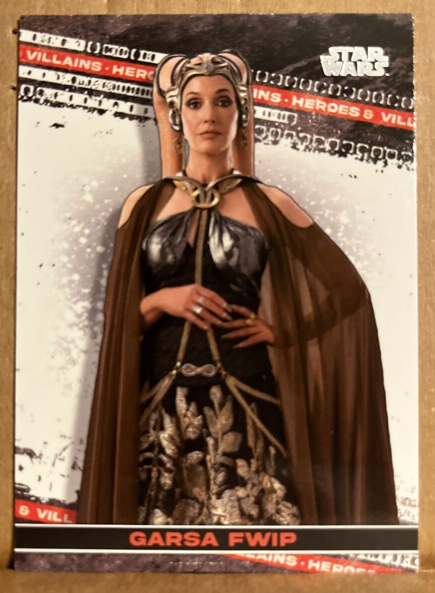 Garsa Fwip 2022 Topps Star Wars Book of Boba Fwi Heroes & Villians Card ...