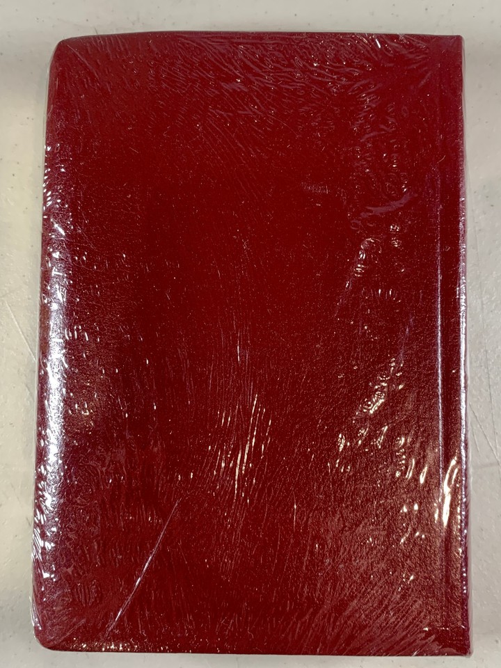 New 1984 Deluxe New World Translation Bible Watchtower Jehovah Burgundy ...