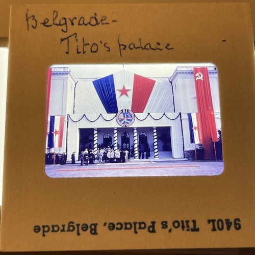 Belgrade Tito’s Palace 1970 Vintage Balkans Photo 35mm slide | eBay
