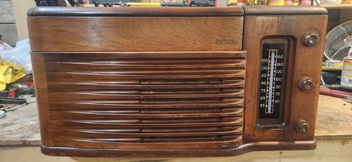 Antique Philco Radio Working Model 46-1203 Tube Table Top 1946 ...