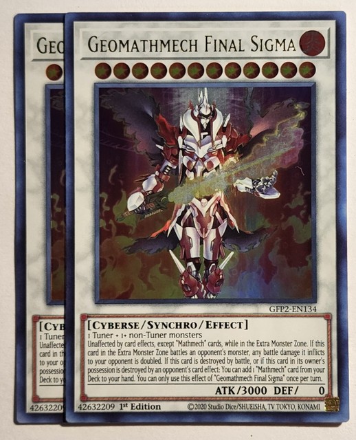 Yu-Gi-Oh! TCG Geomathmech Final Sigma Ghosts From the Past: The 2nd ...