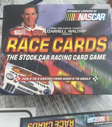 Vintage NASCAR Race Cards The Stock Car Racing Card Game by Darrell ...