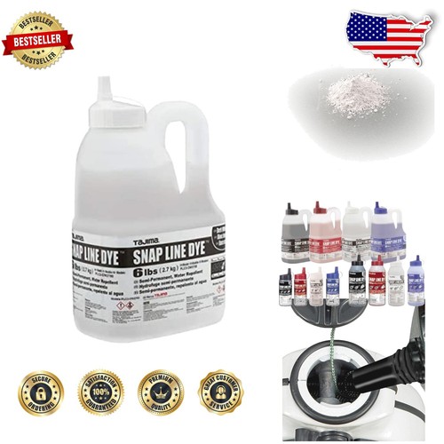 Durable 6 lbs Dark White Chalk - Wind and Water Resistant for Lasting ...