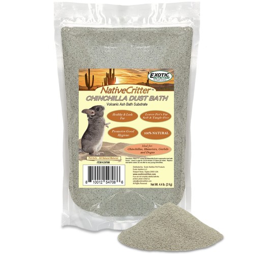 Chinchilla Dust - Natural & Unique Dust Bath for Chinchillas, Gerbils ...