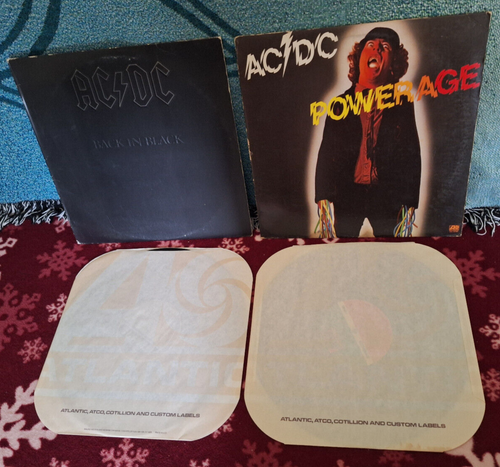 NM- NM AC/DC LP Lot Powerage / 1980 Reissue Back in Black w/OIS | eBay