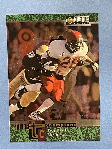 Troy Davis 1997 Upper Deck Collector's Choice Rookie Turf Champions # ...