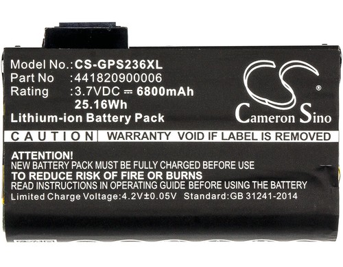 Battery for Sokkia SHC-236 SHC-336 Getac PS236 PS336 PS236C Nautiz X7 ...