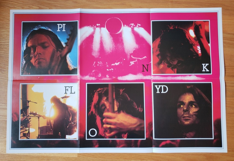PINK FLOYD DSOTM Dark Side Of The Moon Insert POSTERS & Stickers No ...
