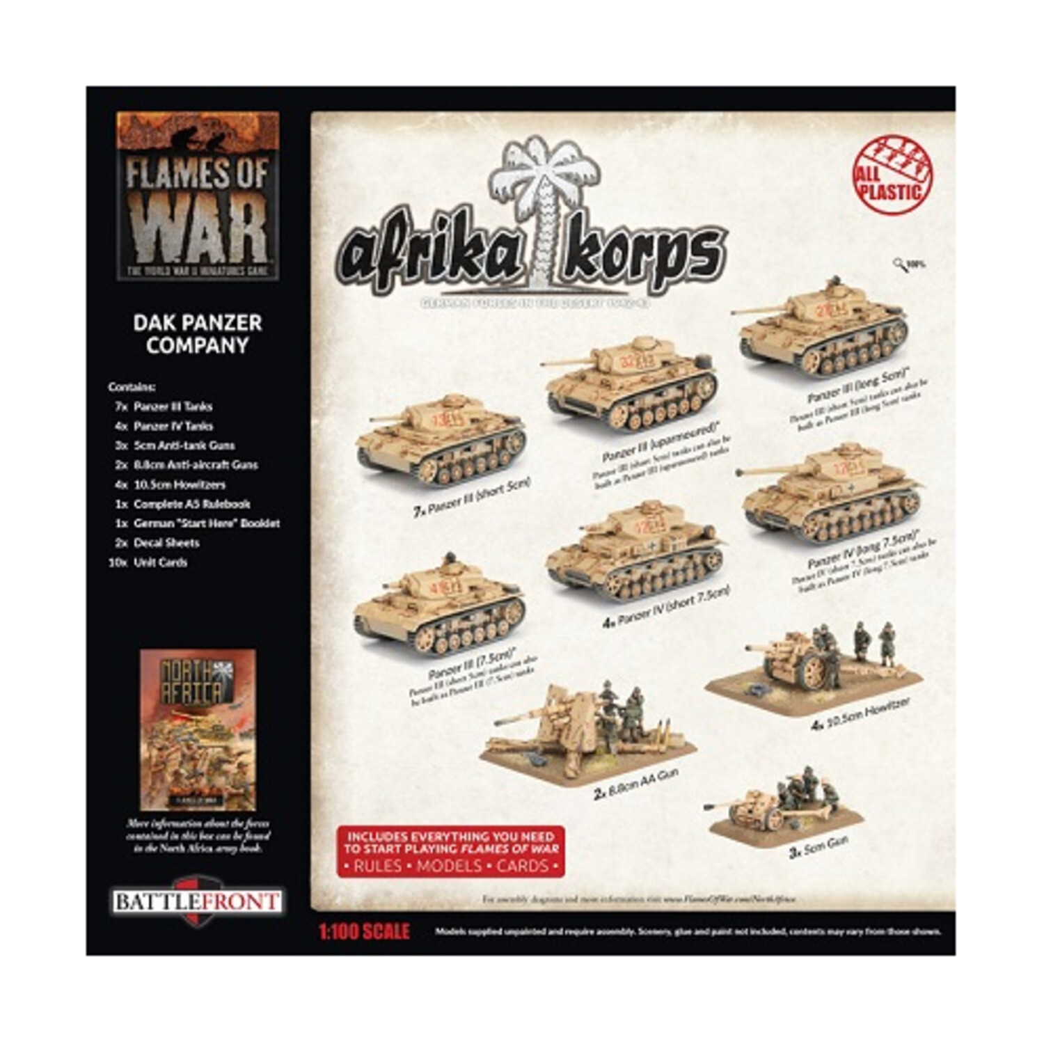Battlefront WWII German Tanks Mini 15mm Dak Panzer Company SW | eBay