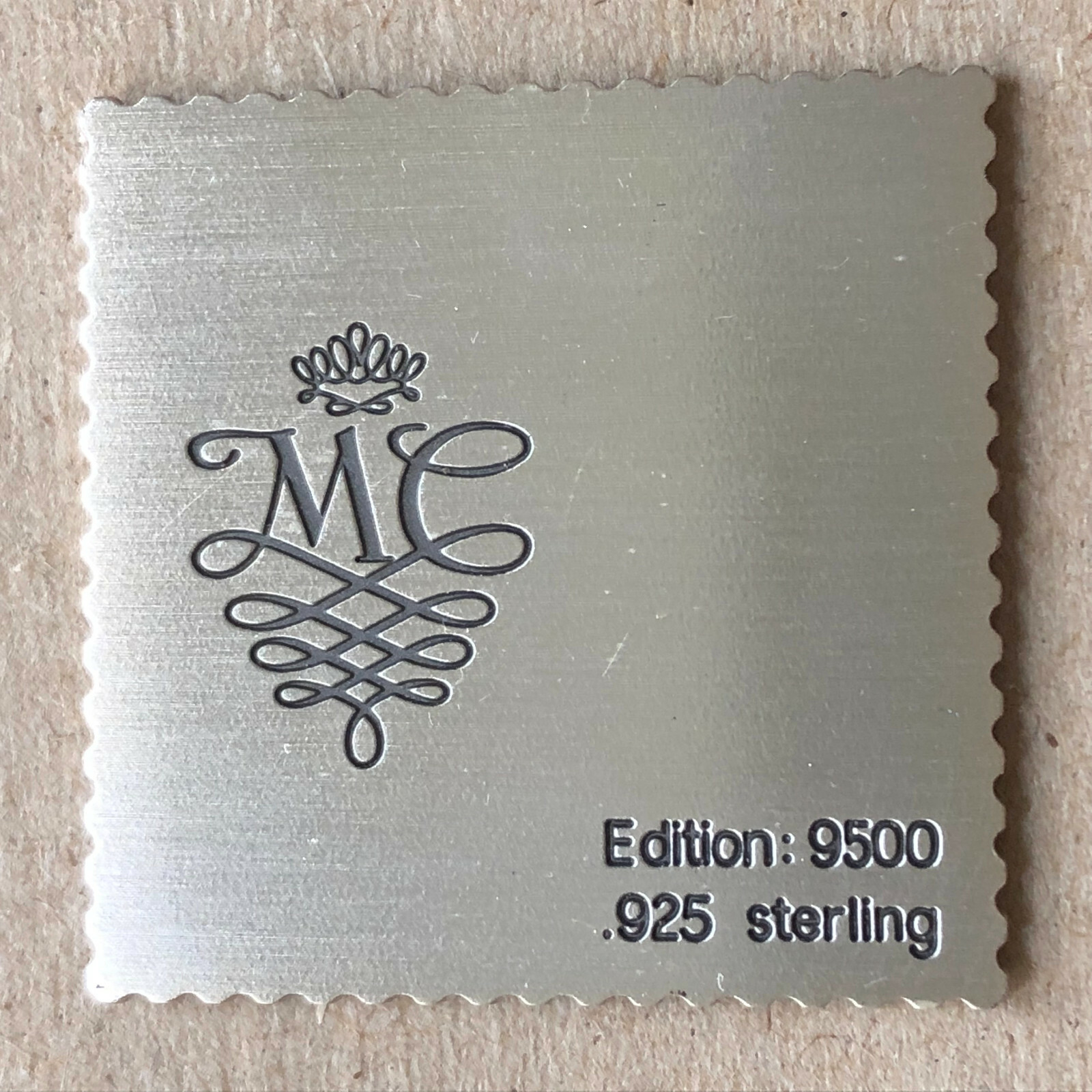 MC Enamel 1848-1908 Osterreichische Post 10 Kronen Sterling Silver ...