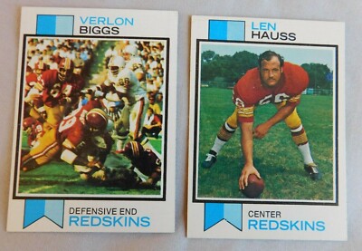 1973 Topps Washington Redskins Football Card Pick one | eBay
