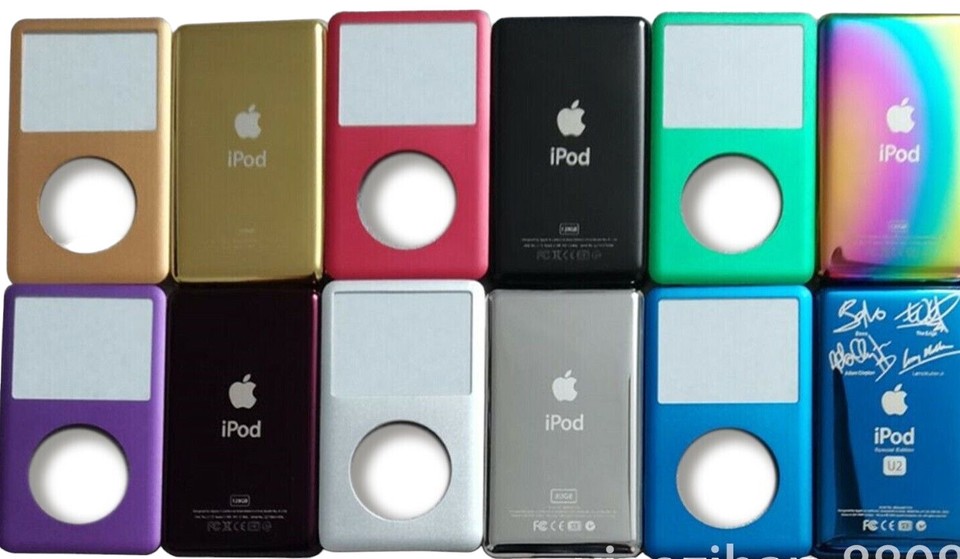 Apple iPod Classic Replacement Mod Parts Clickwheel Battery Faceplate ...