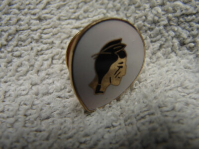 Native American Pictured Enameled Pinback or Lapel Pin, about Dime size ...