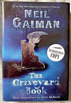 The Graveyard Book * Neil Gaiman * HC/DJ Illustrated 1st/3rd Signed ...