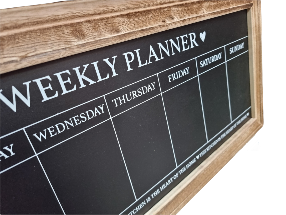 Weekly Menu Chalkboard