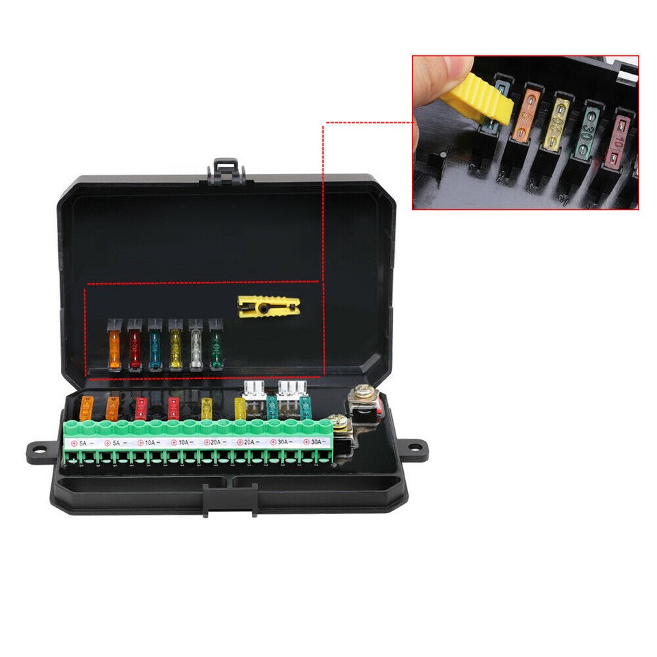 8Gang LED Switch Control Panel Electronic Relay System Car Boat Marine ...