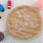 120 Sets of Plastic Sew-on Snap Buttons, Clear Snaps for Sewing ...