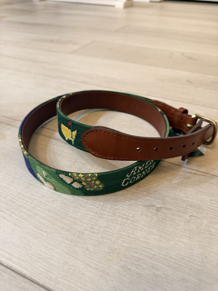 2026 Masters Belt Smathers & Branson Amen Corner Golf Belt Needle Point ...