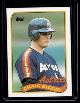 1989 Topps Craig Biggio Rookie RC Houston Astros #49 | eBay