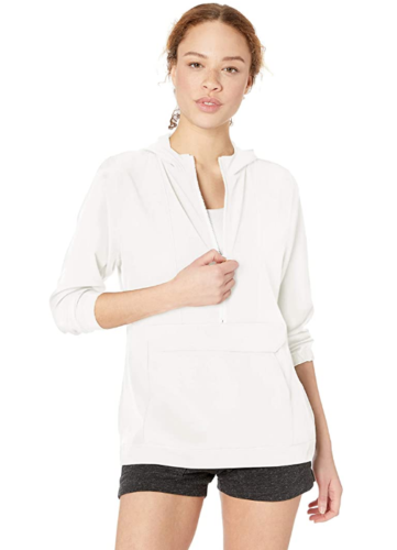 Soybu Womens Ascendant 1/4 ZIP Pullover Hoodie Top Moisture Wicking UPF ...