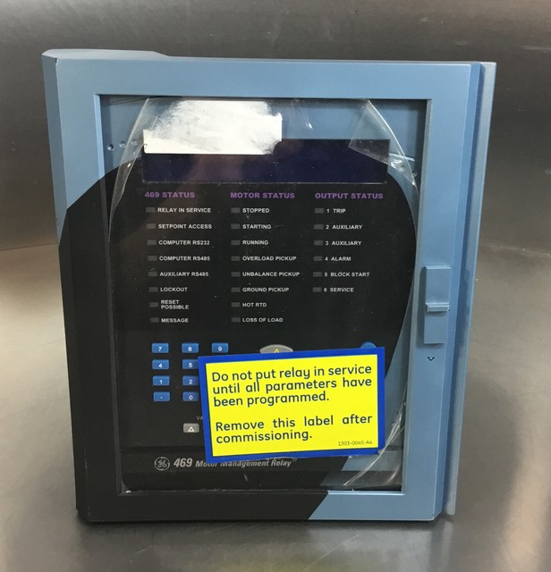 GE Multilin 469 Motor Protection System (469-P5-HI-A20-T) for sale ...