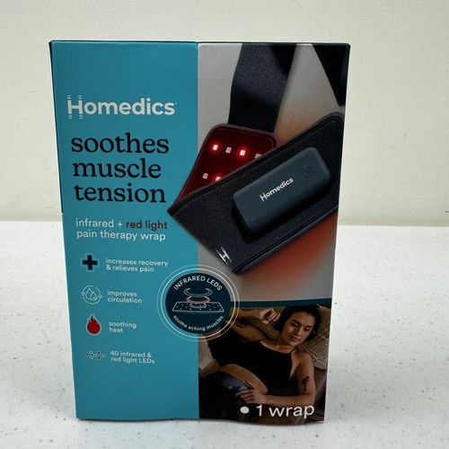 Homedics Soothes Muscle Tension Infrared Red Light Pain Therapy Wrap ...