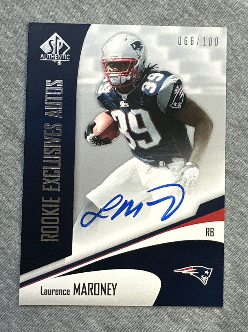 *2006 SP Authentic Exclusives Autos #REA-LM Laurence Maroney Auto 66/ ...