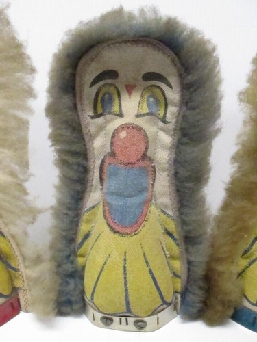 Carnival Amusement~Ball Toss/Cat Rack Game~Knock Down~12" Clown Punk | eBay