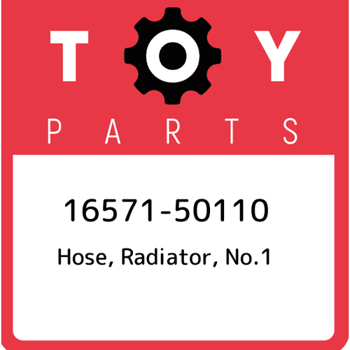 16571-50110 Toyota Hose, radiator, no.1 1657150110, New Genuine OEM ...